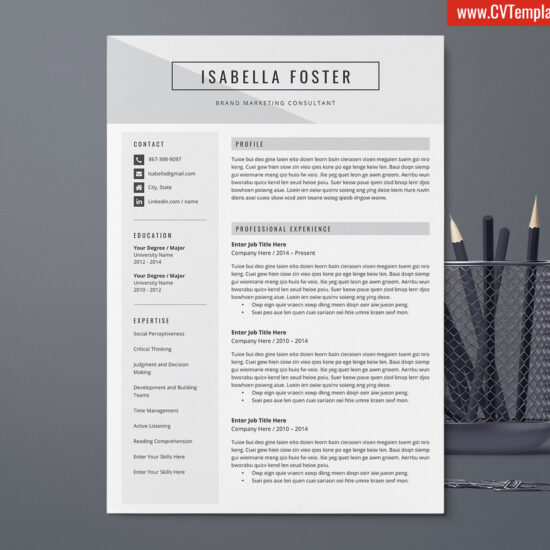 CVTemplatesCA.com – Modern and Professional CV Templates for MS Word